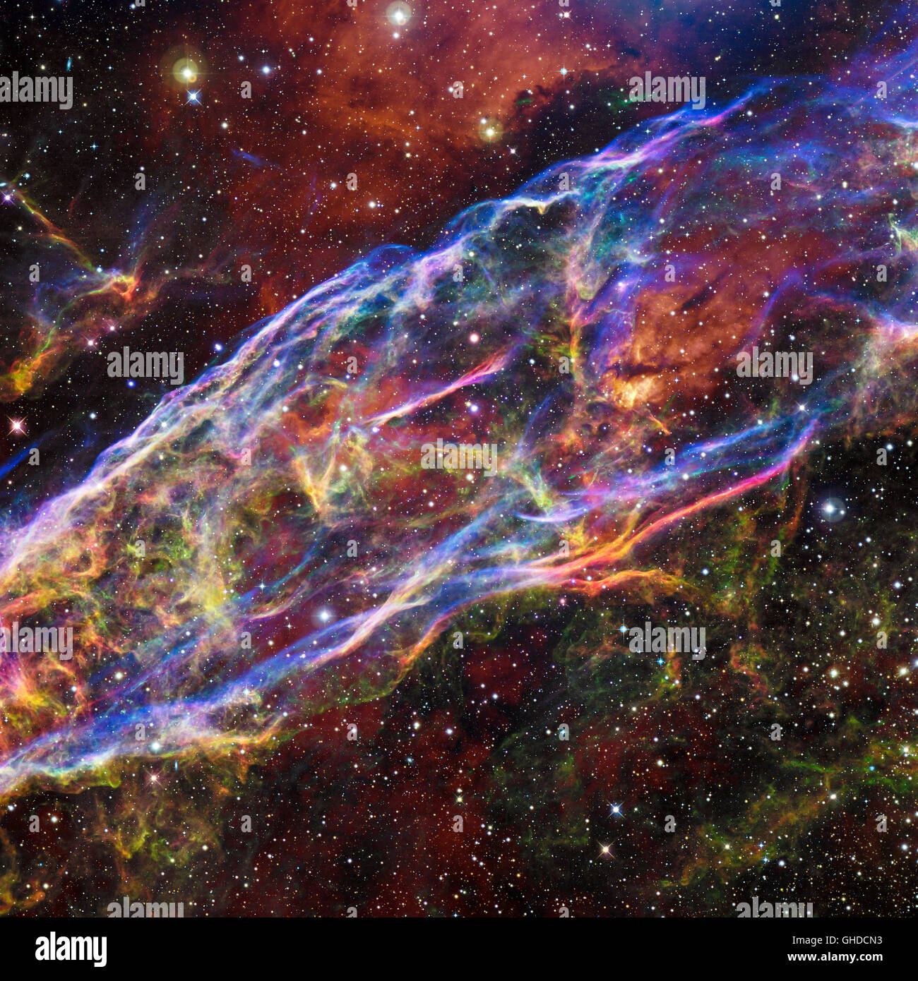 Colorfull stars nebula in outer space Stock Photo - Alamy