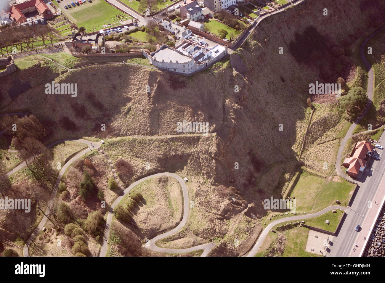 Erosion of headland uk aerial hi-res stock photography and images - Alamy