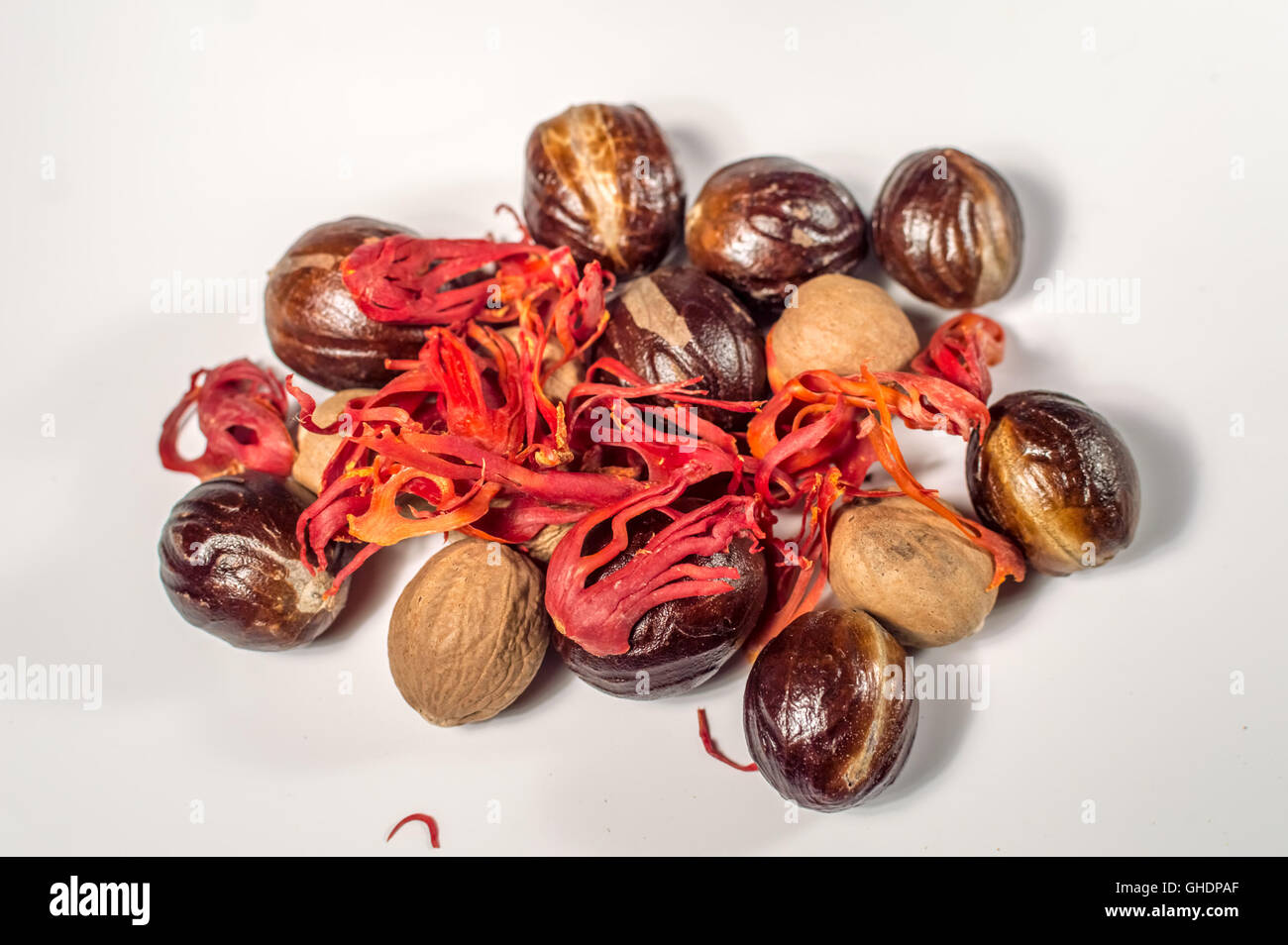 Nutmeg, Textured, Food and Drink, Food Stock Photo - Alamy