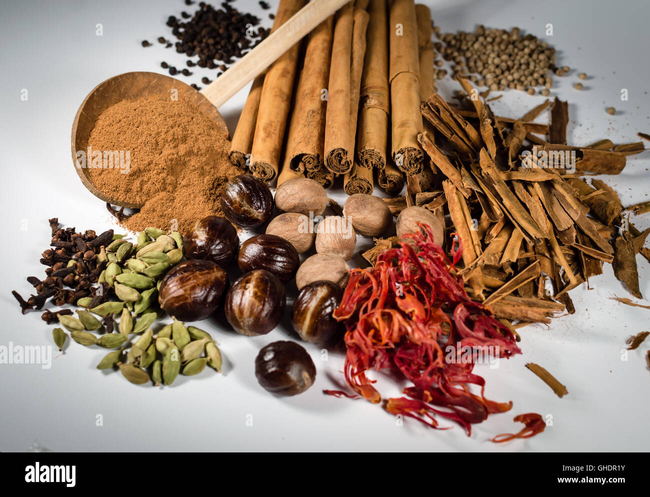 Cardamon, cloves, Black pepper, white pepper, cinnamon, cinnamon power ... Cardamon, cloves, Black pepper, white pepper, cinnamon, cinnamon power ...