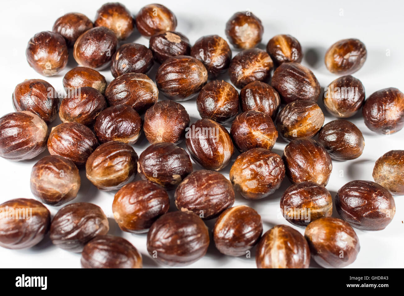 Nutmeg, Textured, Food and Drink, Food Stock Photo - Alamy