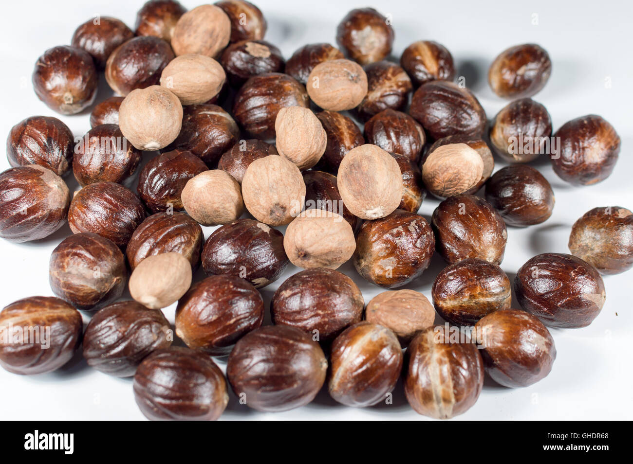 Nutmeg, Textured, Food and Drink, Food Stock Photo - Alamy