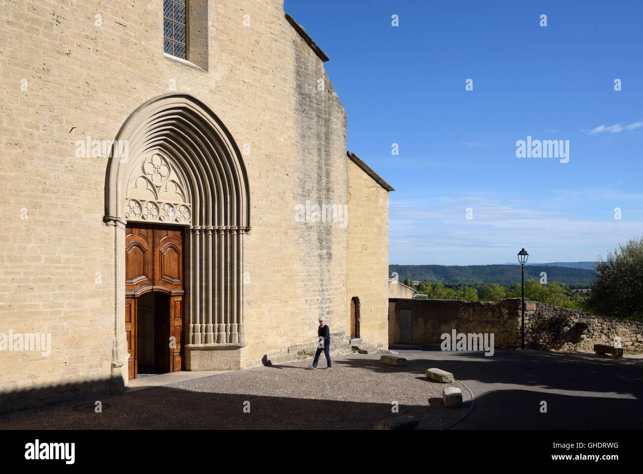 Notre Dame-de-Beaulieu Church (c13th) Cucuron Luberon Provence France ...