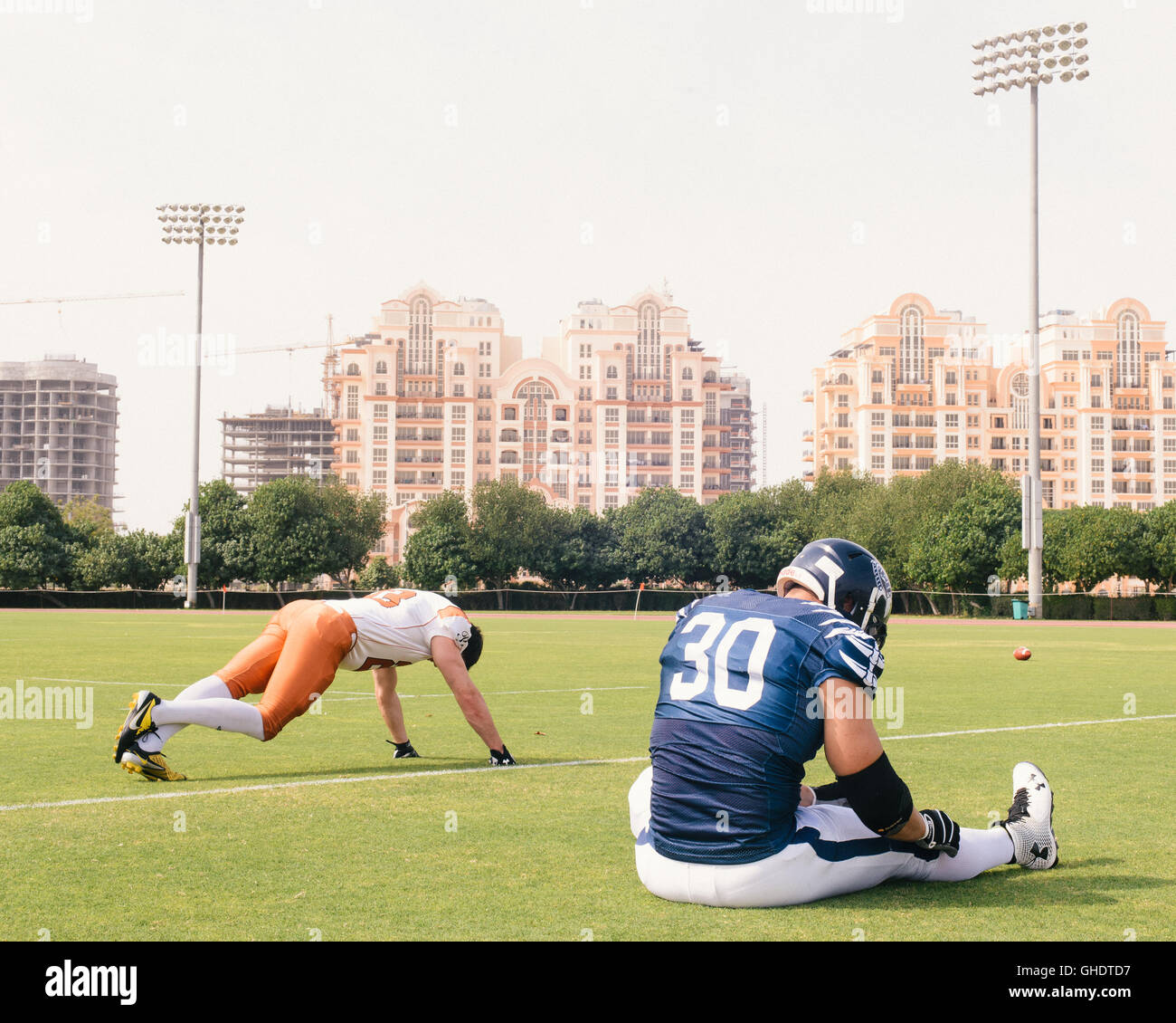 Stretch football hi-res stock photography and images - Alamy