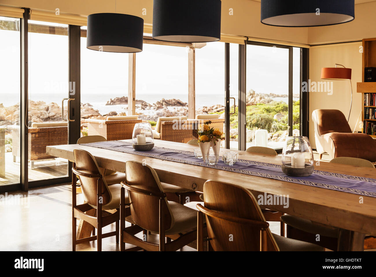 View into dining room hi-res stock photography and images - Alamy