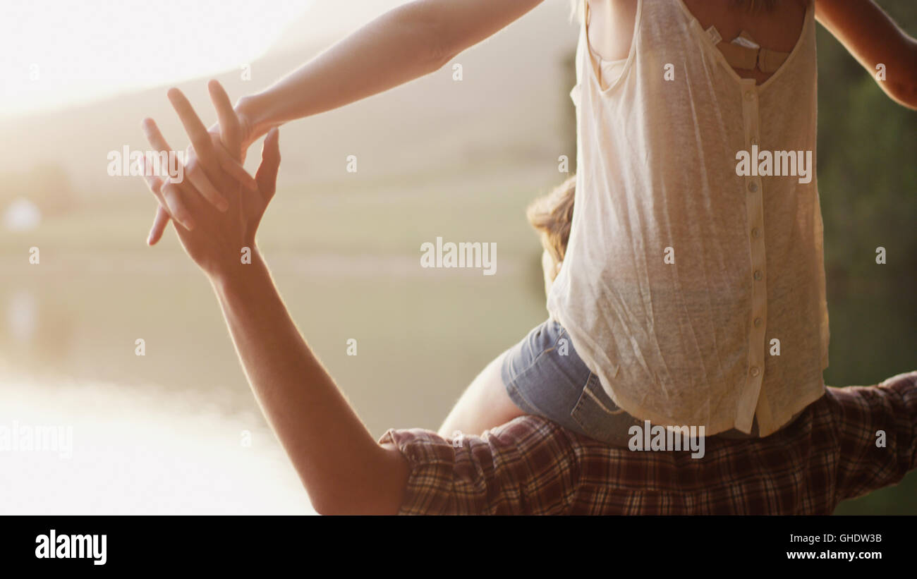 Man carrying woman on hands hi-res stock photography and images - Alamy