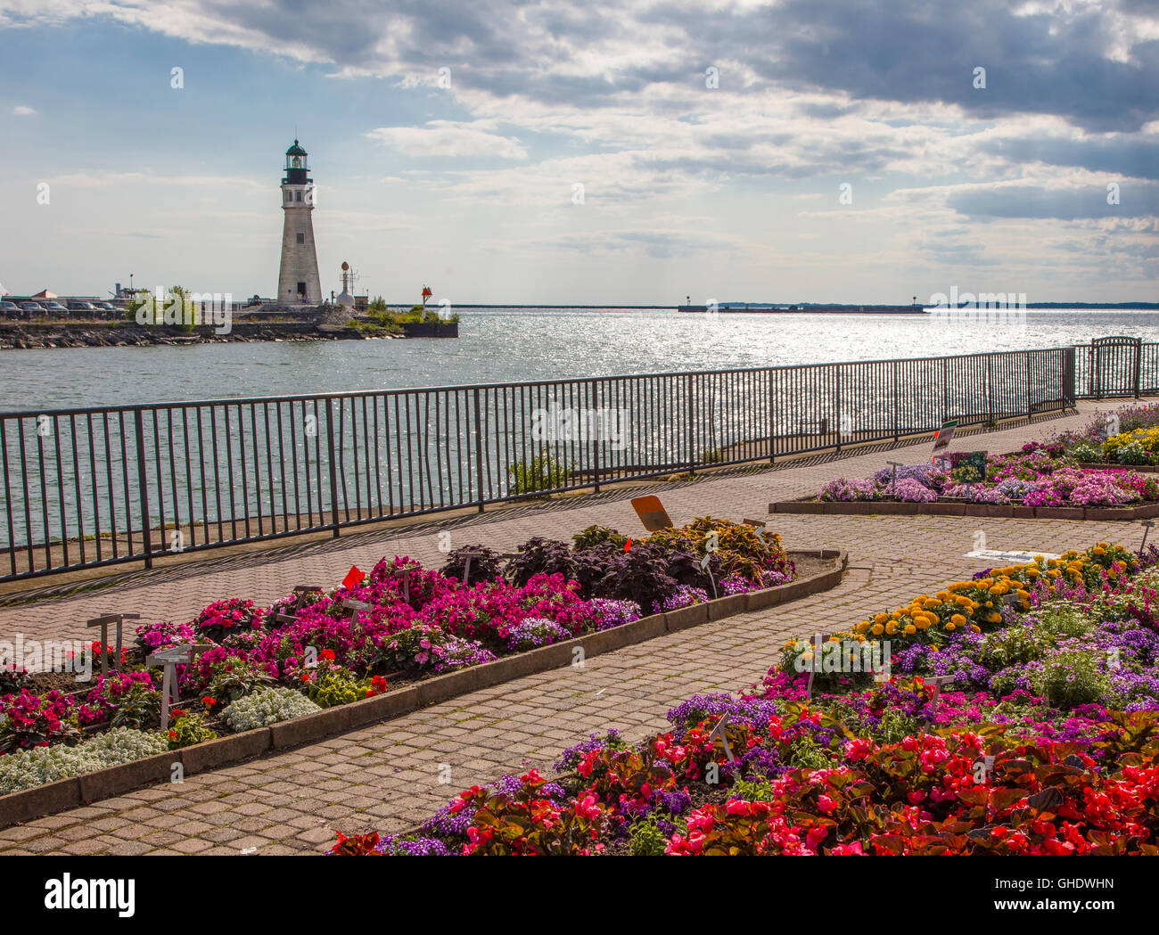 Erie Basin Marina Parks and Gardens on the Buffalo River and Lake Erie ...