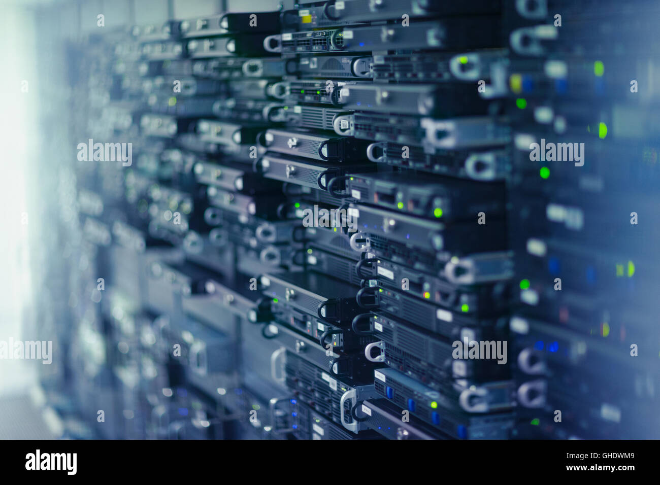 Server room rack panels Stock Photo - Alamy