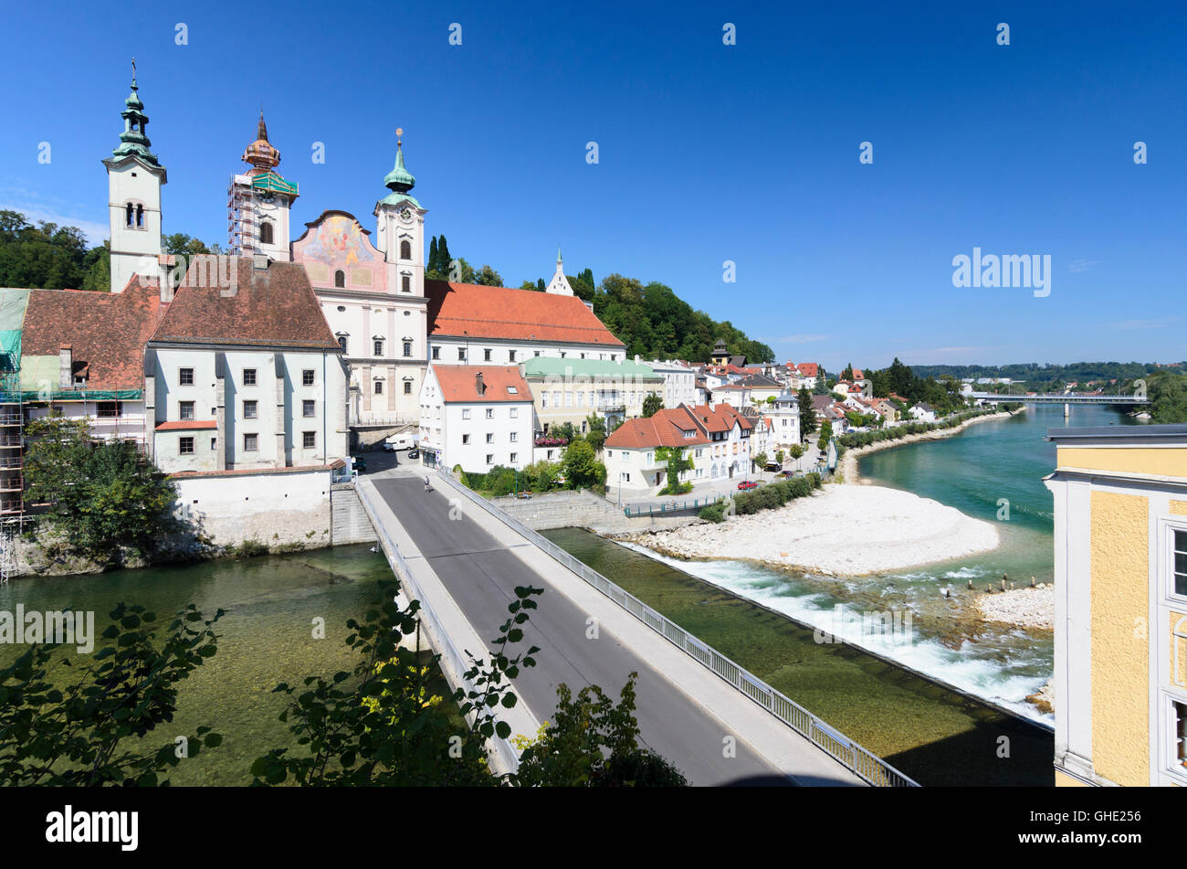Steyr confluence river steyr left hi-res stock photography and images ...