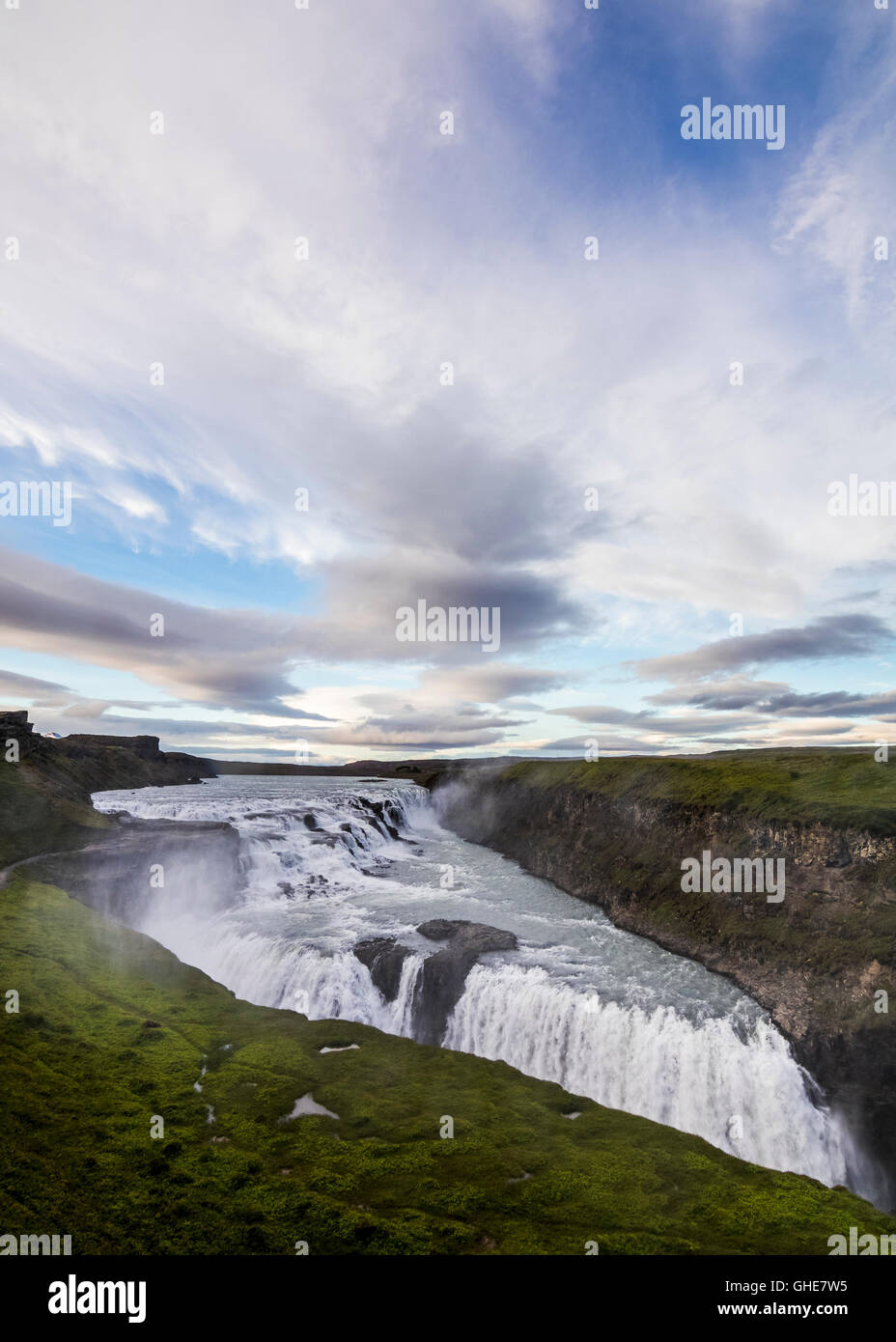 Gullfoss falls river canyon hi-res stock photography and images - Alamy