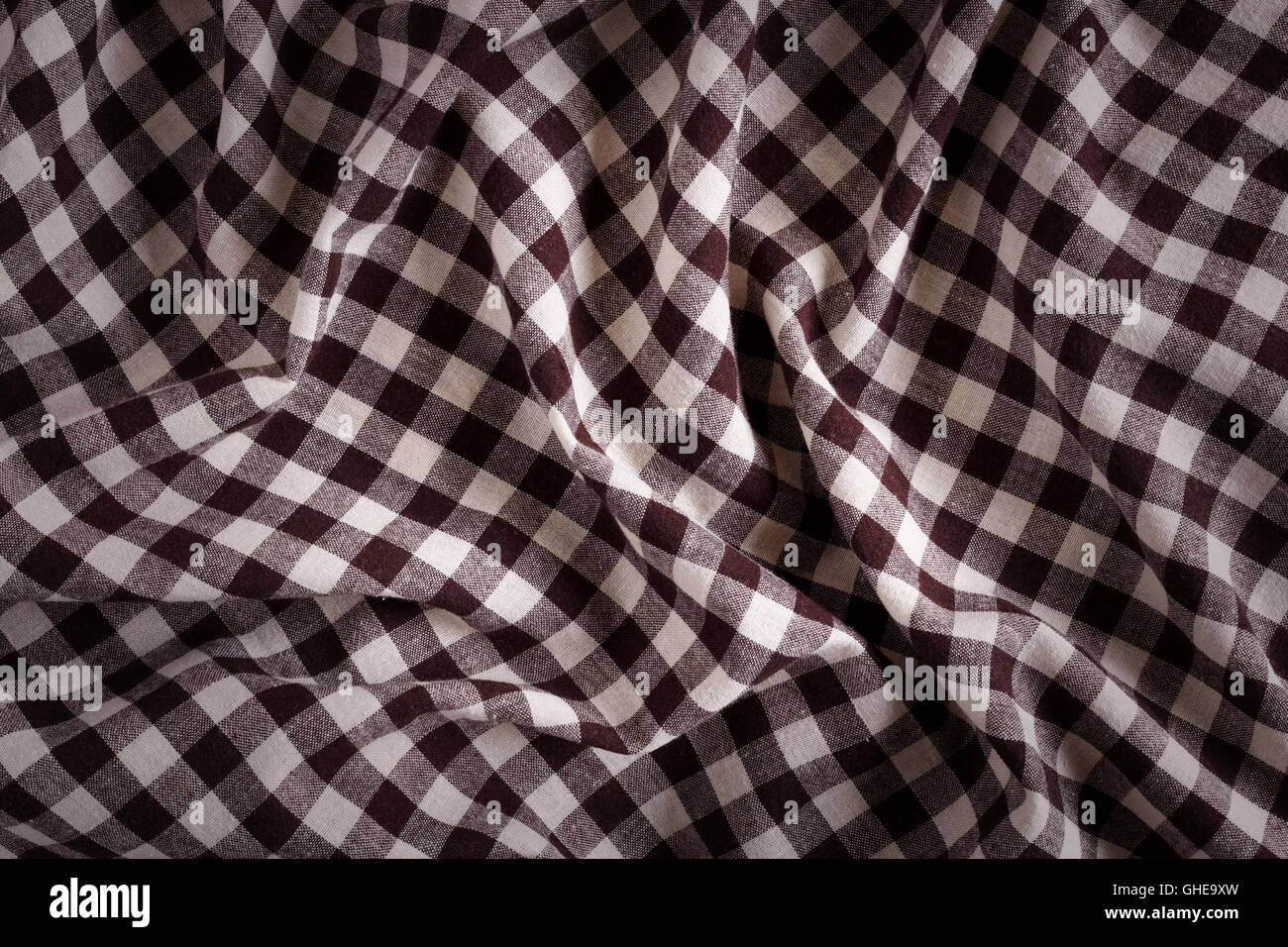 Plaid tablecloth background Stock Photo - Alamy