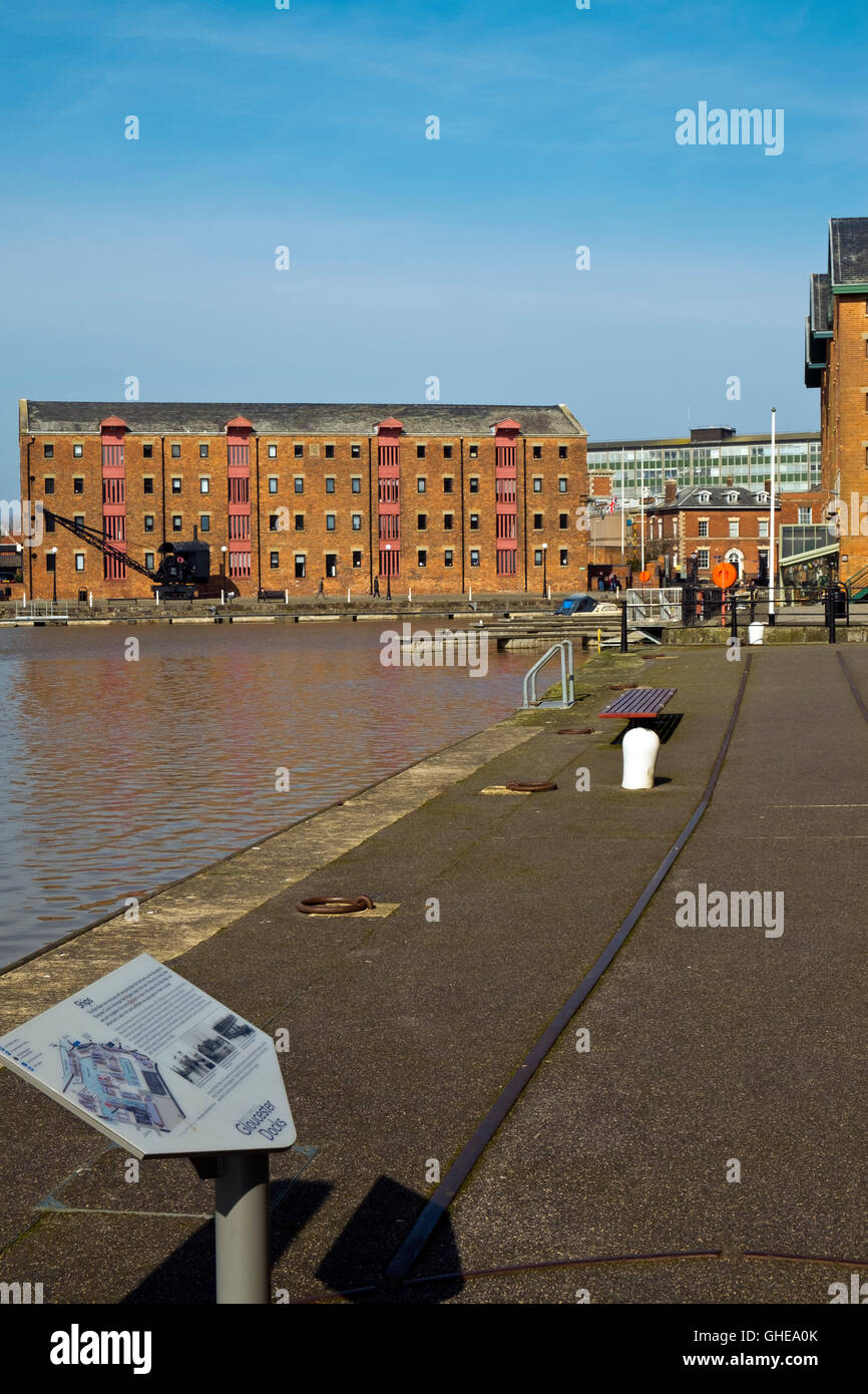 Spring sunshine at Gloucester Docks, Gloucester, UK Stock Photo - Alamy