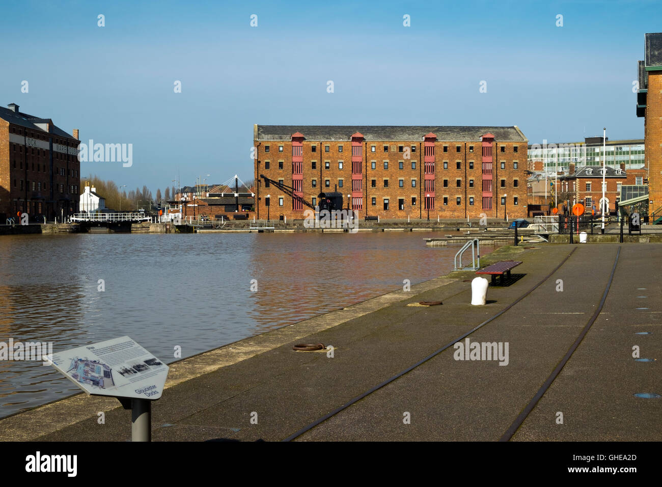 Spring sunshine at Gloucester Docks, Gloucester, UK Stock Photo - Alamy