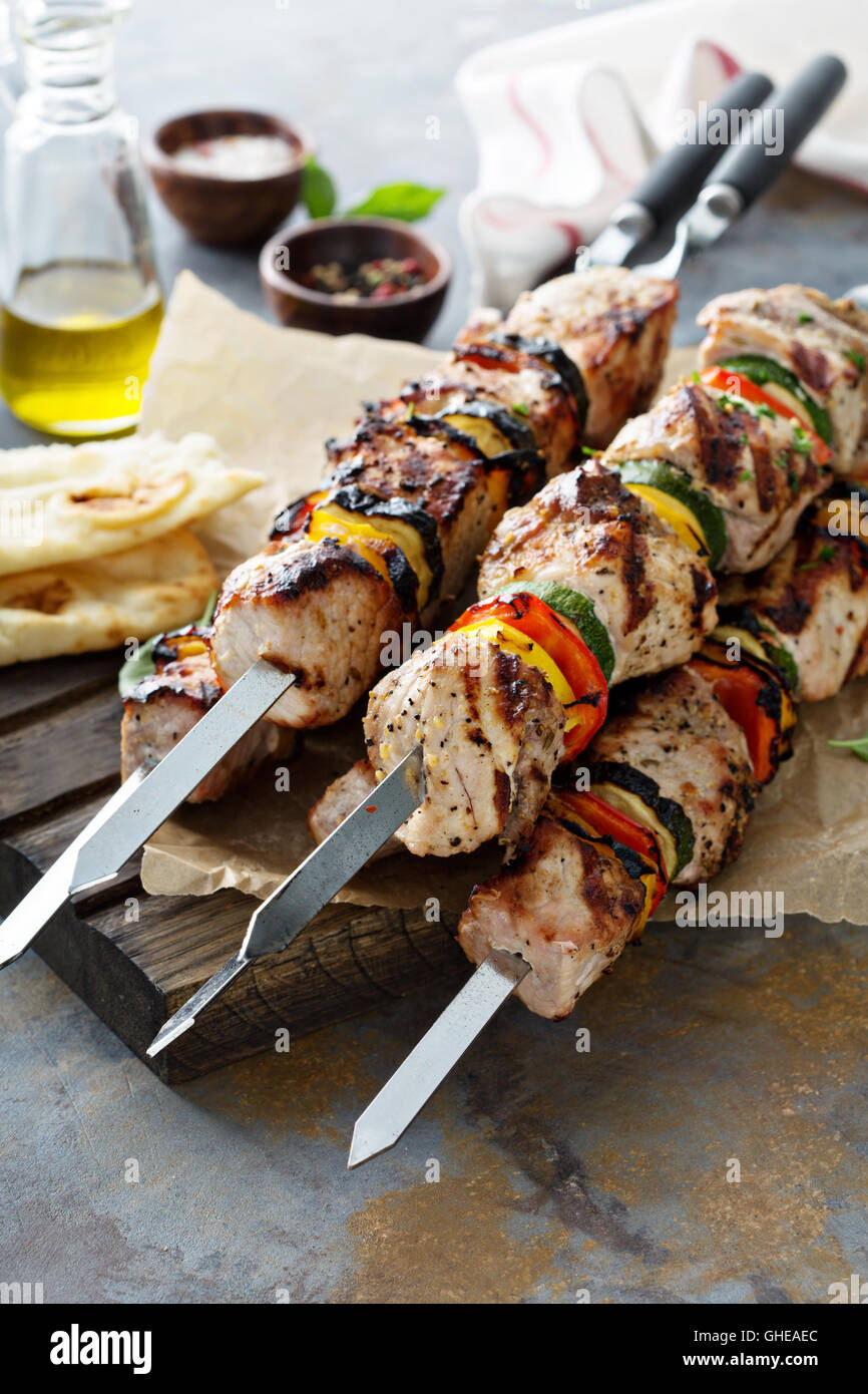 Vegetable kebabs hi-res stock photography and images - Alamy