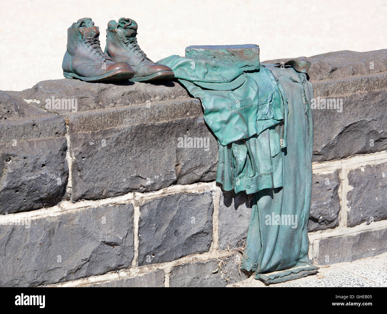 The composition of ordinary objects created on a public beach in the ...