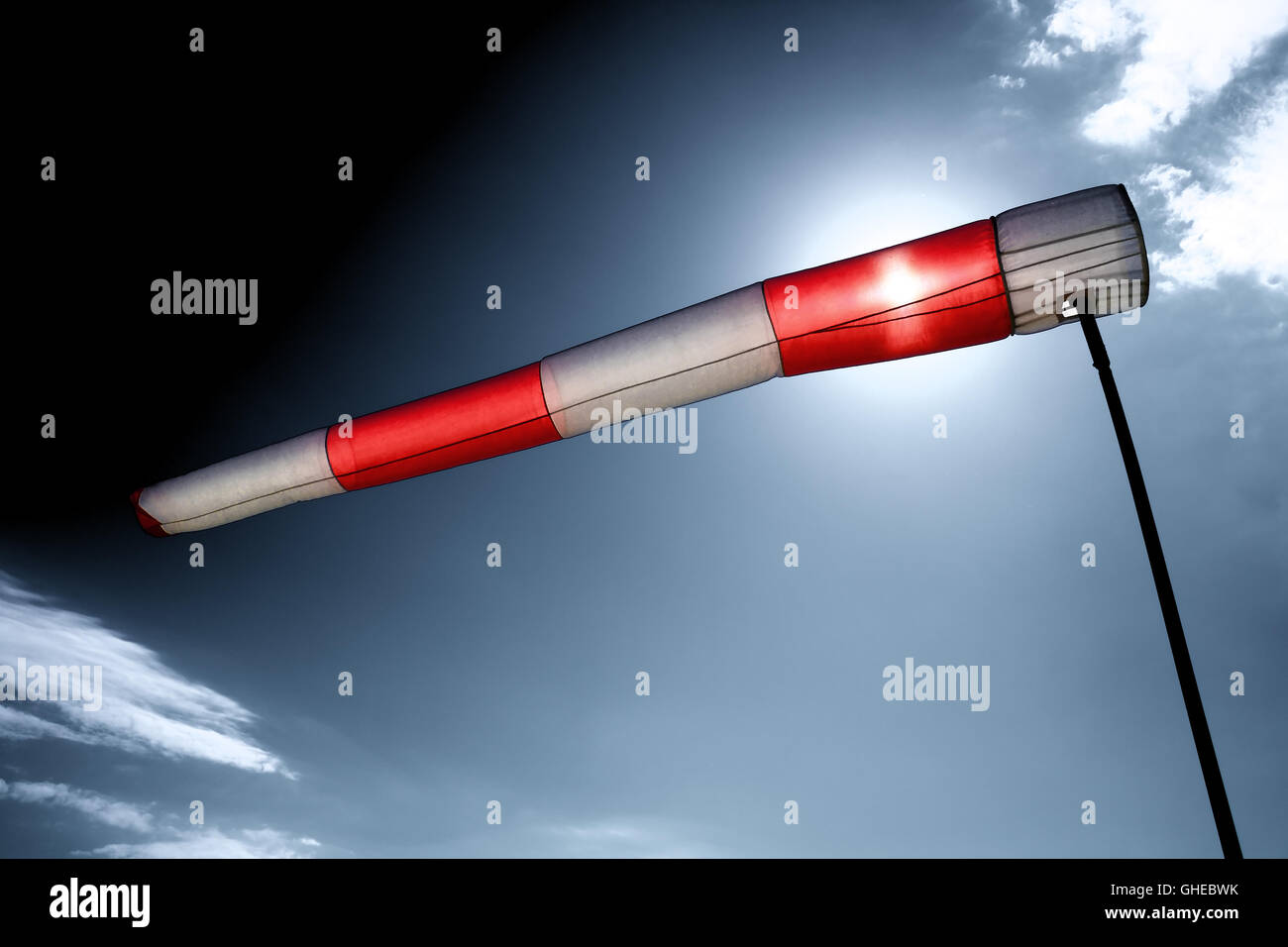 wind sleeve flying Stock Photo - Alamy