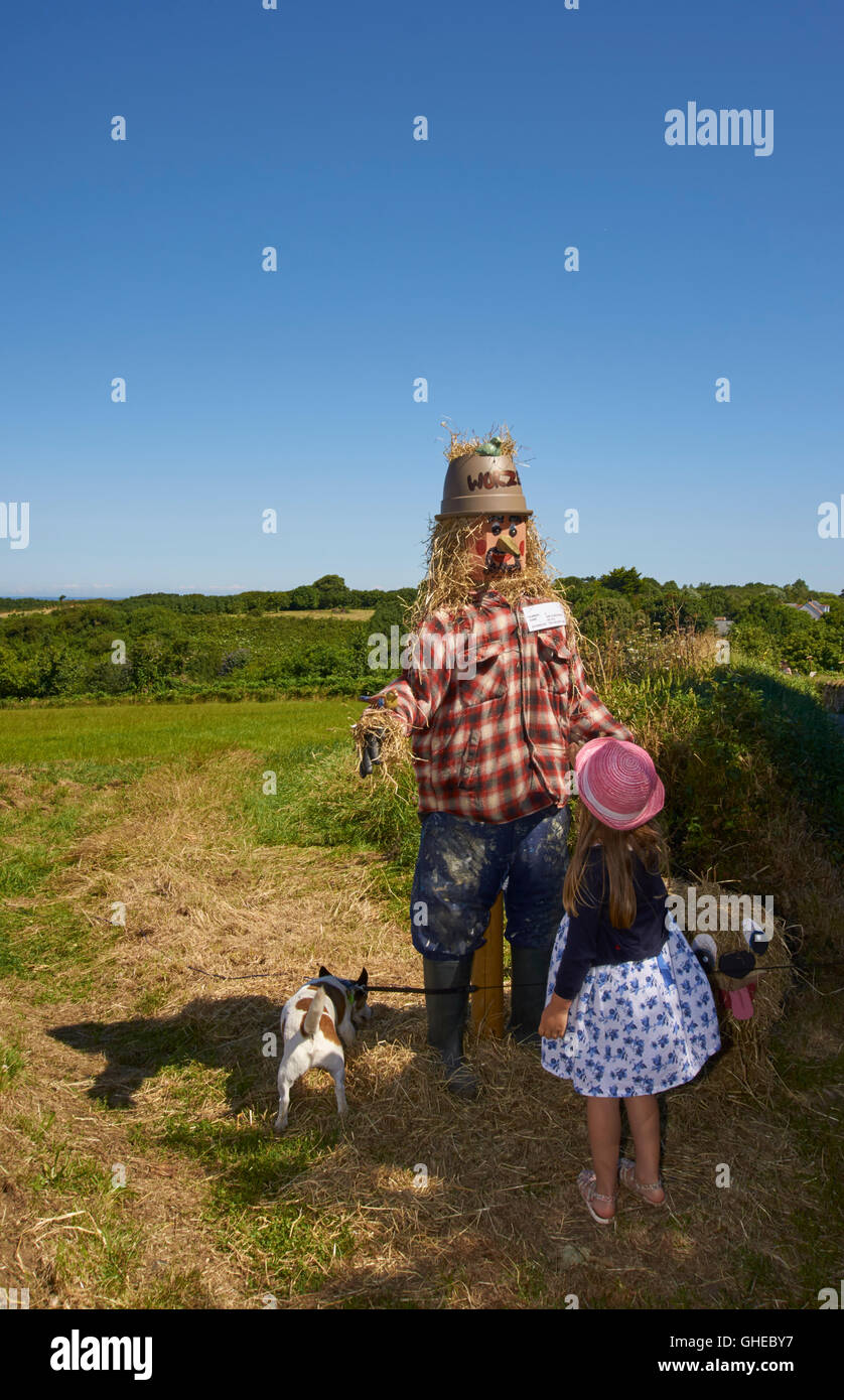 Scarecrows on view in annual competition Stock Photo - Alamy