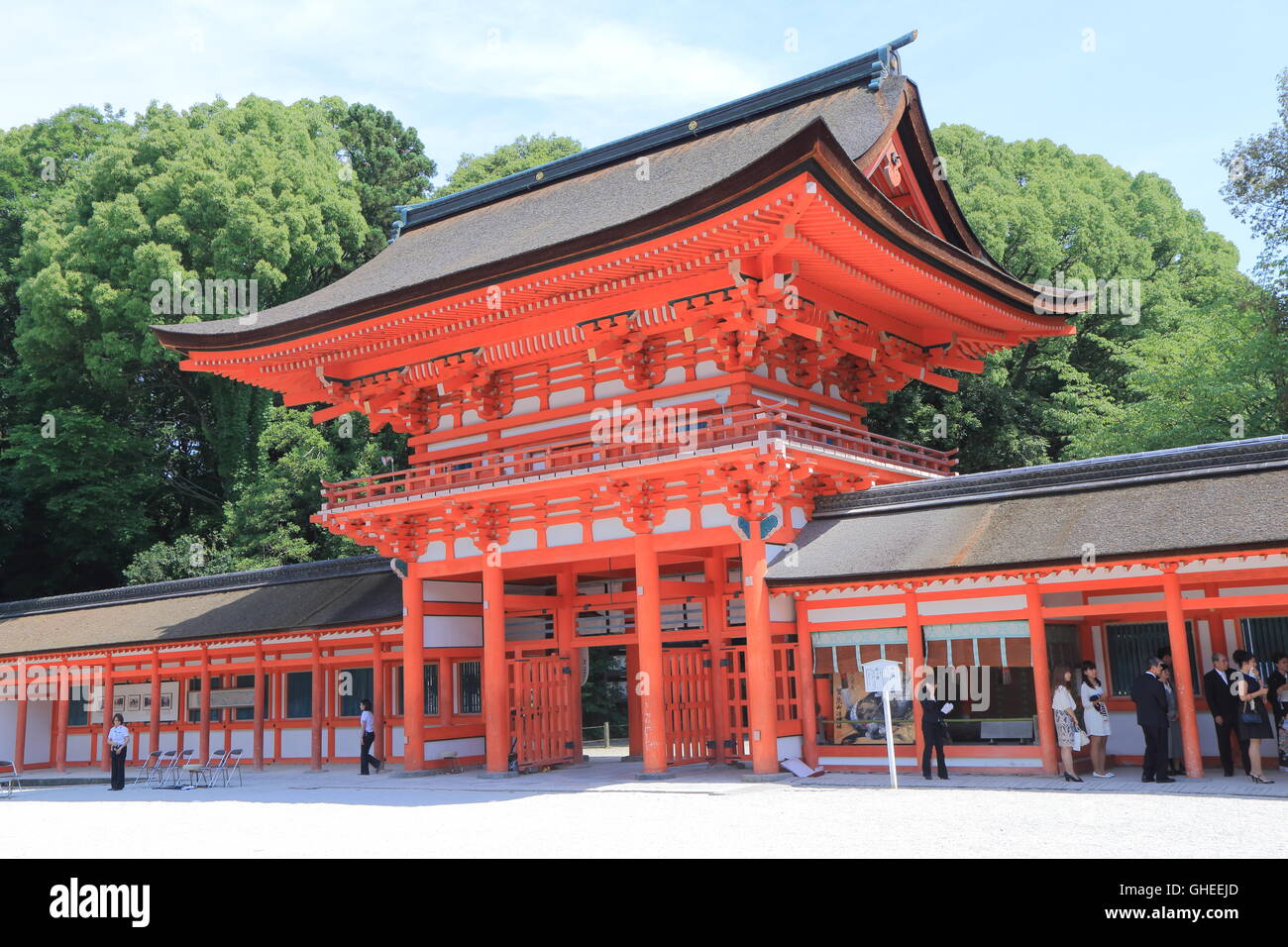 Shimogamo Shrine in Kyoto Japan Stock Photo - Alamy