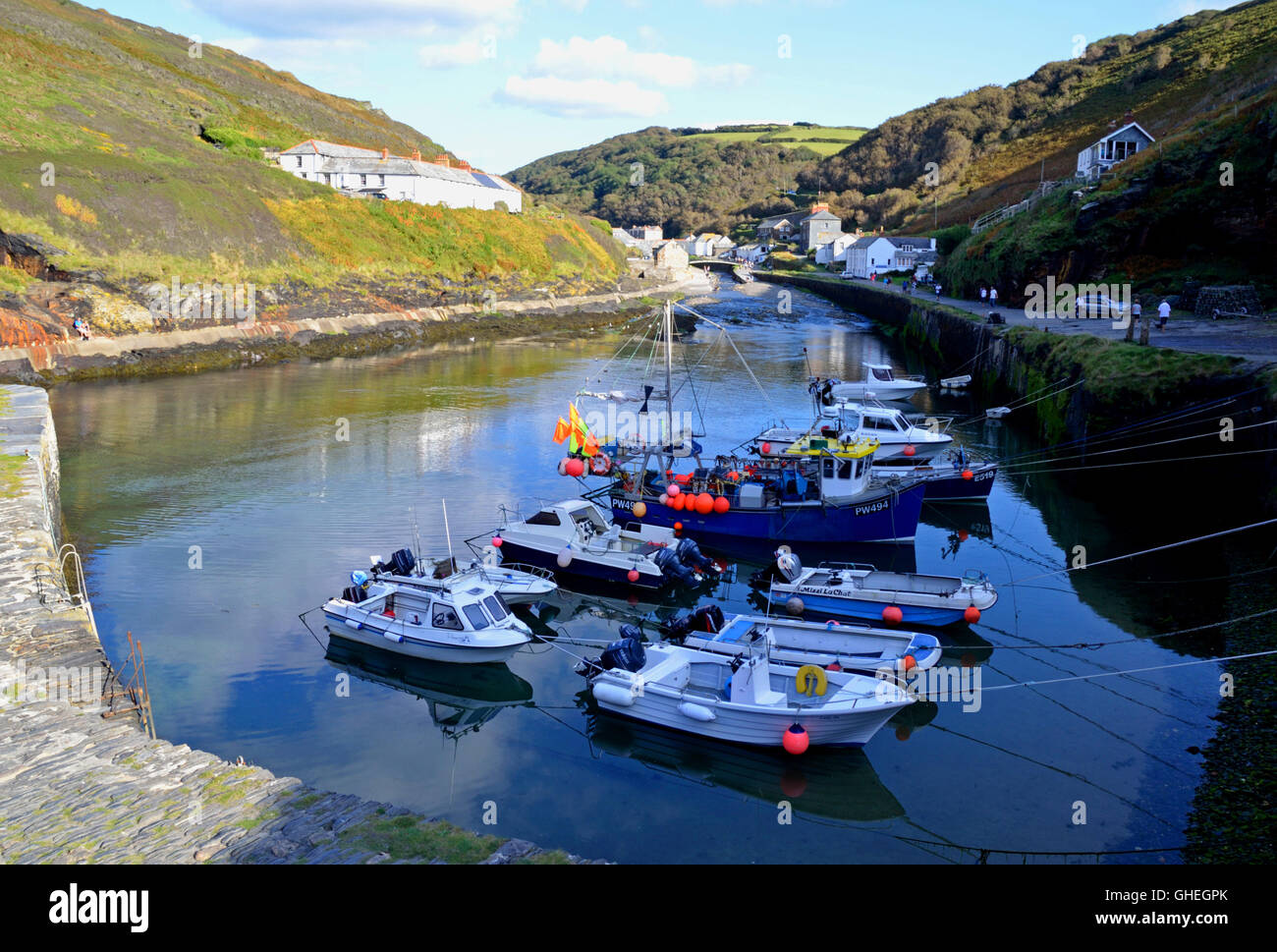 Boscastle Harbour, Cornwall Stock Photo - Alamy