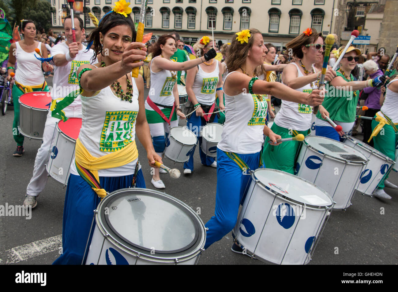Samba reggae drumming band hi-res stock photography and images - Alamy