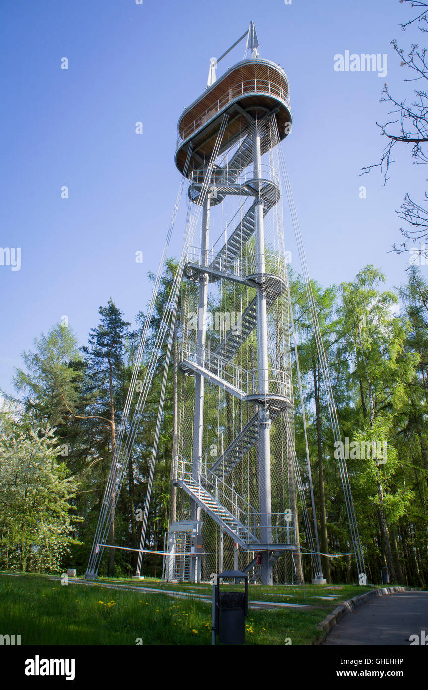 lookout tower Hylacka Stock Photo - Alamy