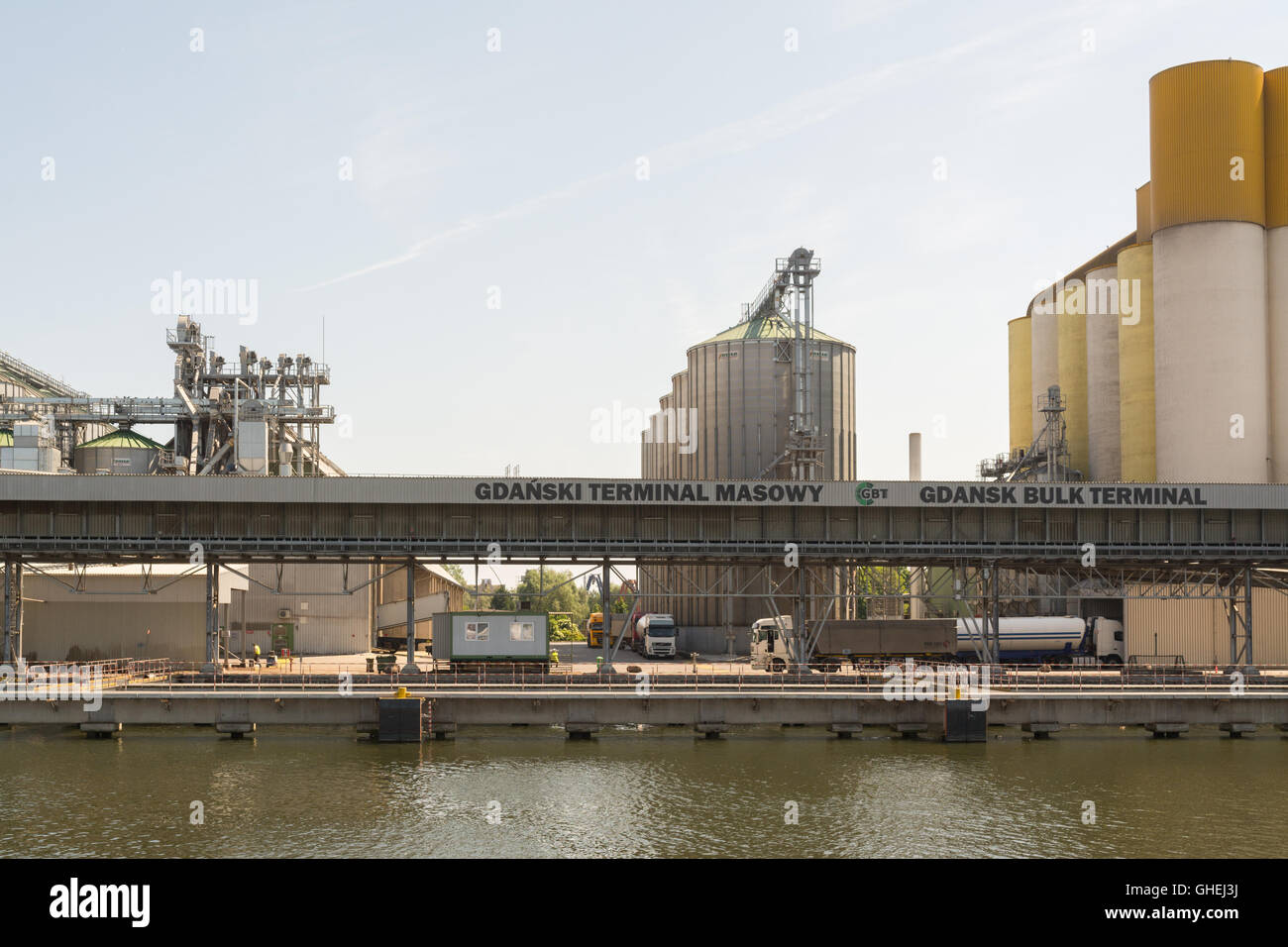 Gdansk Bulk Terminal, Bytomskie Quay, Gdansk, Poland Stock Photo - Alamy