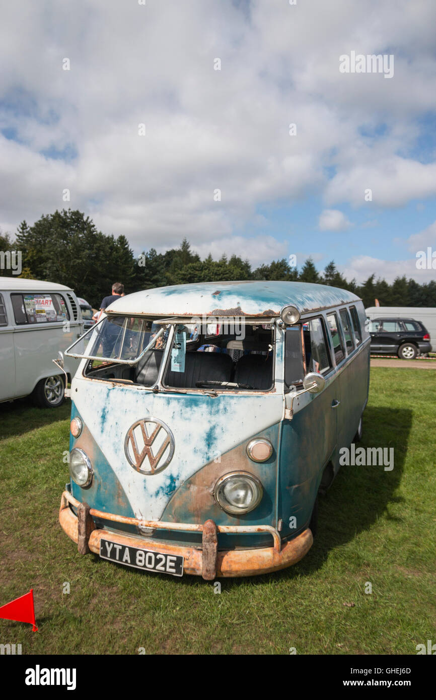 classic split screen VW camper van Stock Photo - Alamy