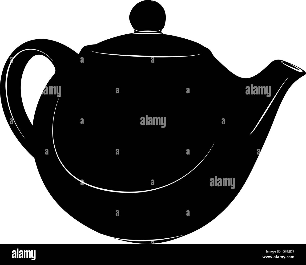 English Teapot Silhouette