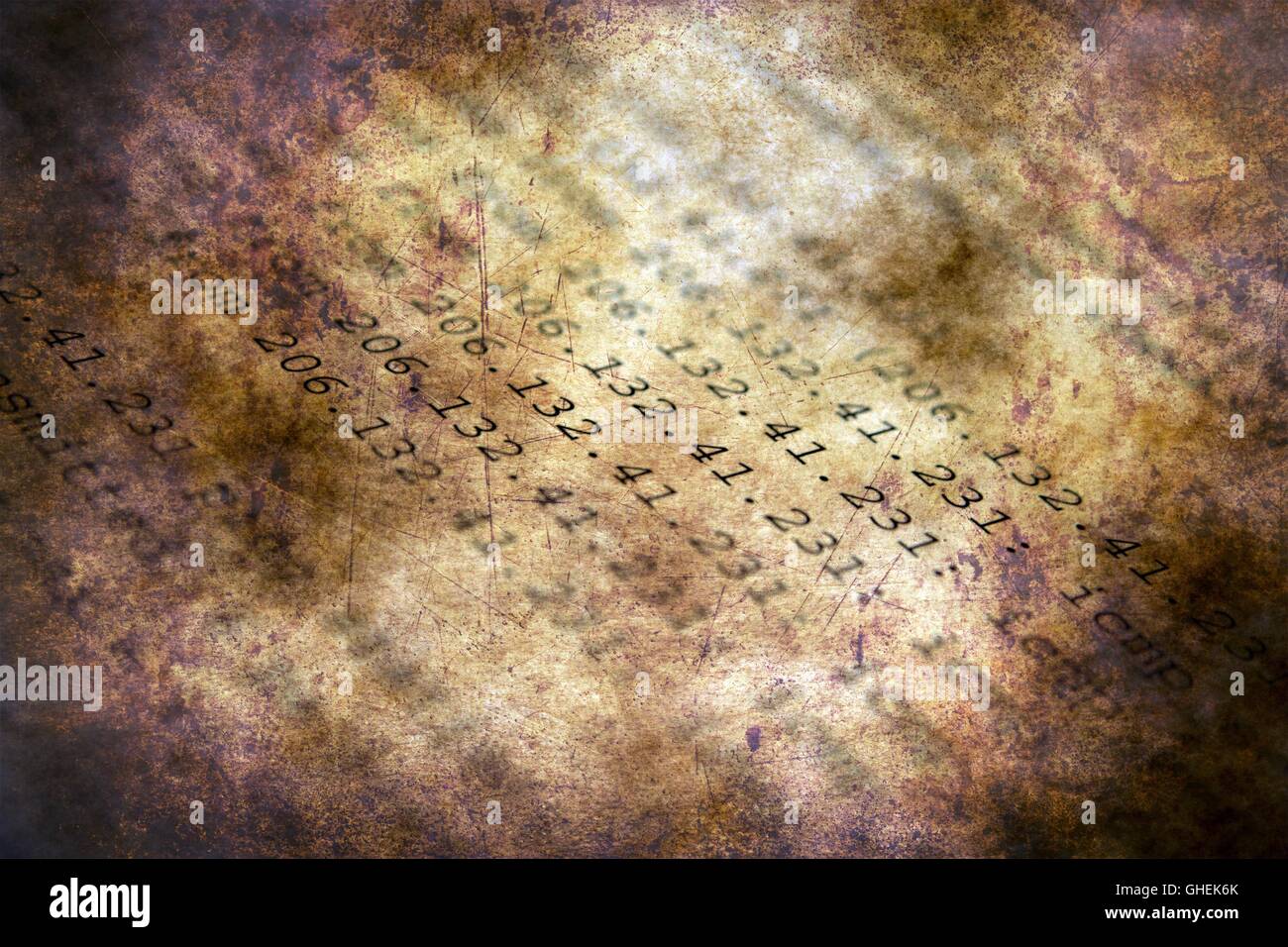 Ip address grunge concept Stock Photo - Alamy