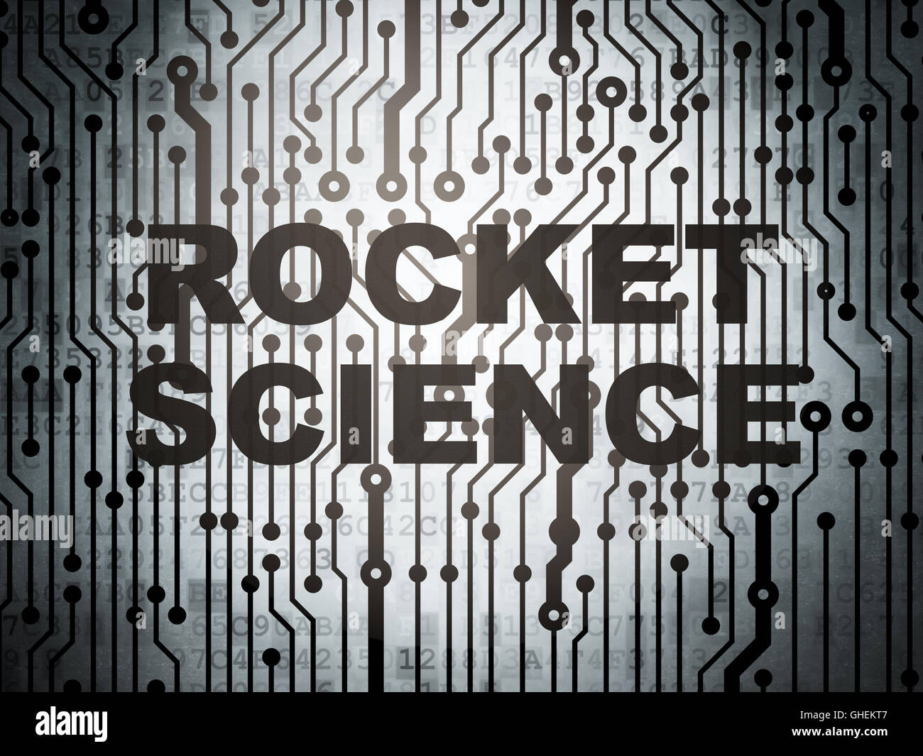 Science concept: circuit board with Rocket Science Stock Photo - Alamy