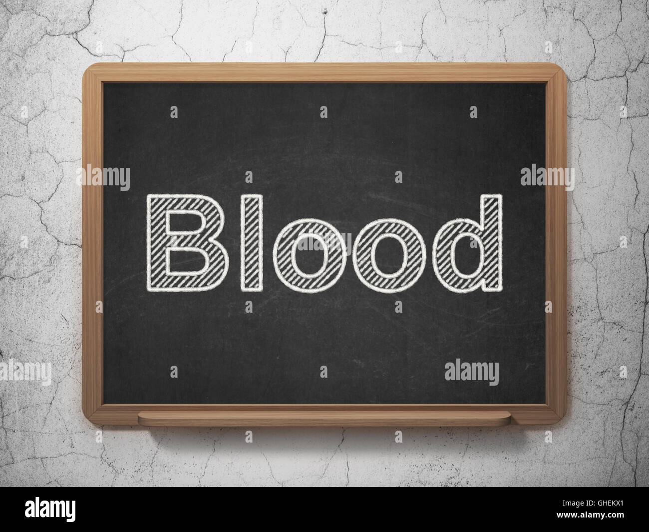 Medicine concept: Blood on chalkboard background Stock Photo - Alamy