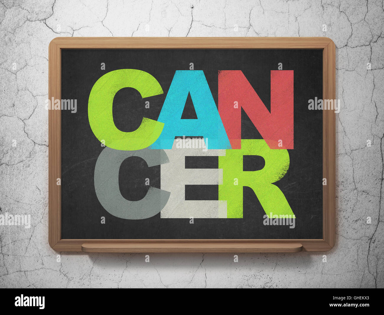 Health concept: Cancer on School board background Stock Photo - Alamy