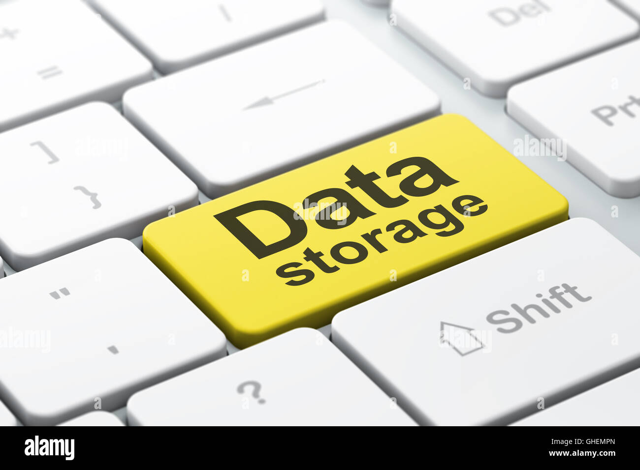 Information concept: Data Storage on computer keyboard background Stock ...