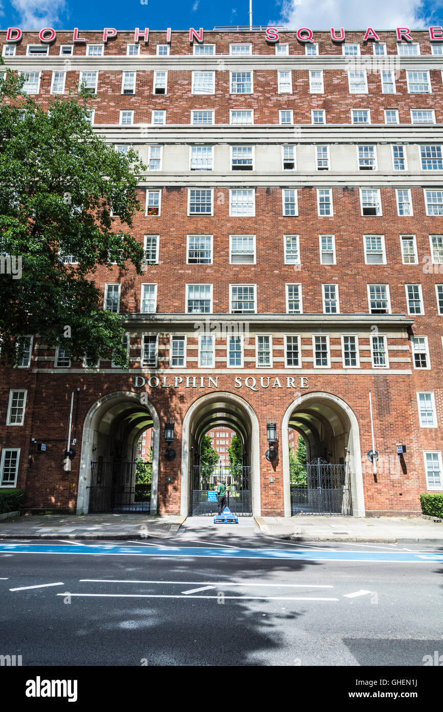 Dolphin square hi-res stock photography and images - Alamy