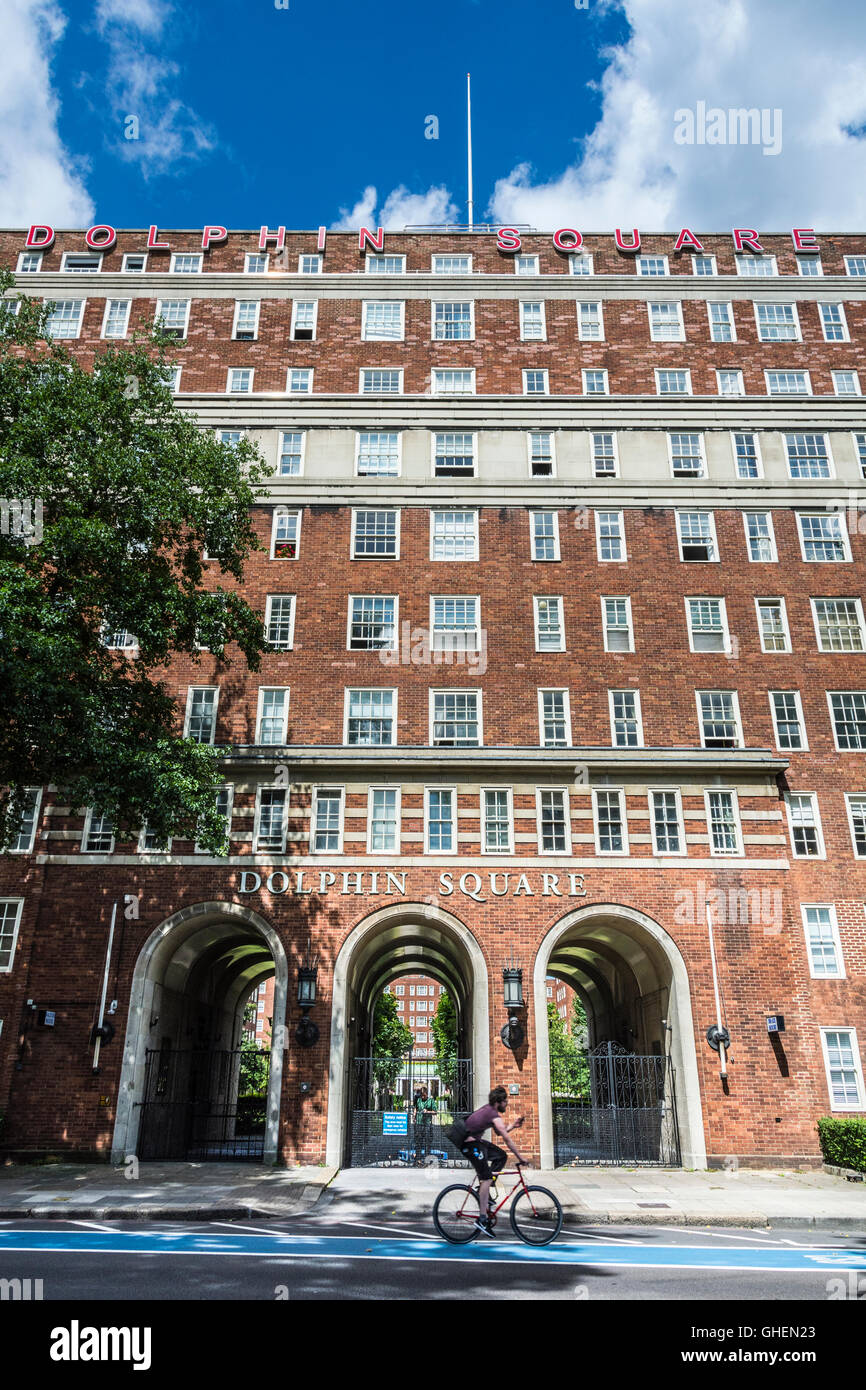 Dolphin square hi-res stock photography and images - Alamy