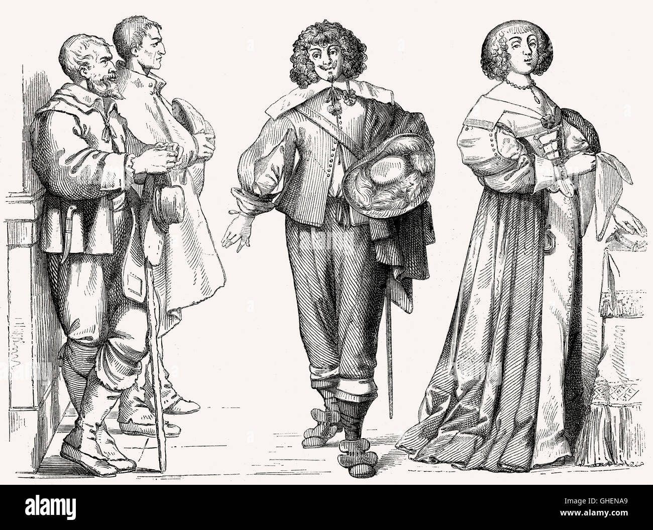 17th century costume design hi-res stock photography and images - Alamy