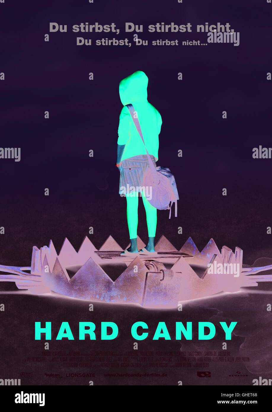 HARD CANDY USA 2005 David Slade Filmplakat Regie: David Slade Stock ...