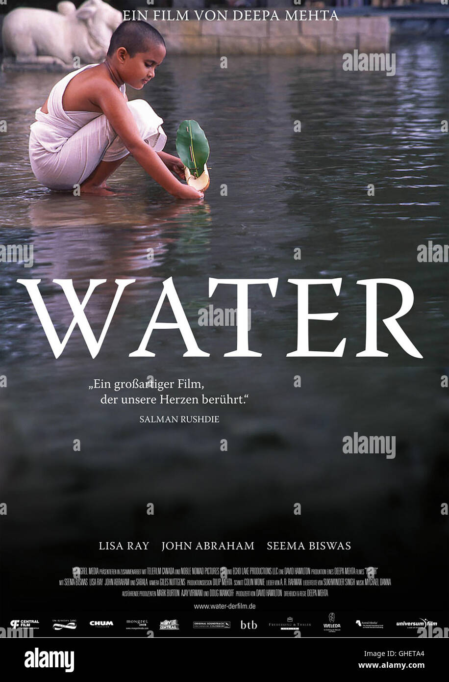 WATER Indien 2006 Deepa Mehta Filmplakat Regie: Deepa Mehta Stock Photo ...