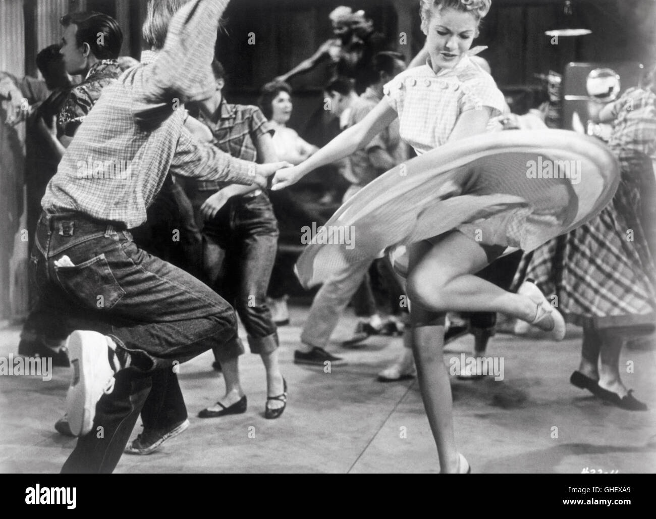 UNTAMED YOUTH USA 1957 Howard W. Koch Young dancing couple in the 1950s ...
