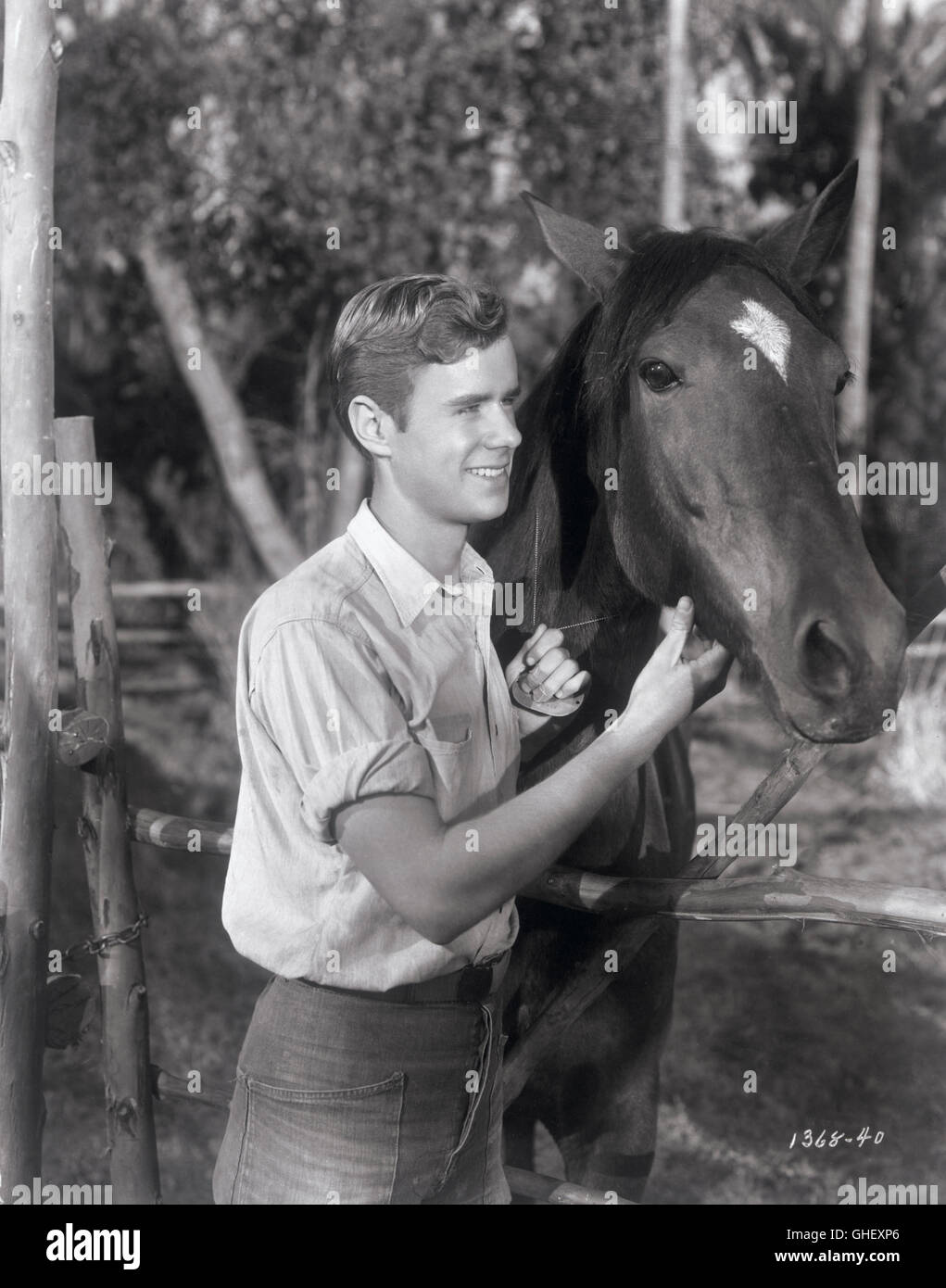 GALLANT BESS USA 1946 Andrew Marton Tex Barton (MARSHALL THOMPSON) and ...