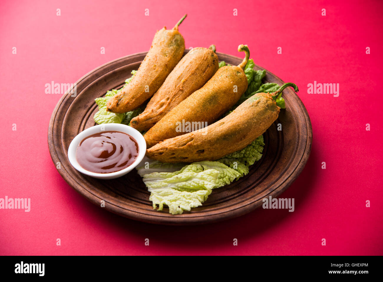 Chilli Pakora or mirch pakoda , An extremely delicious and mouth ...