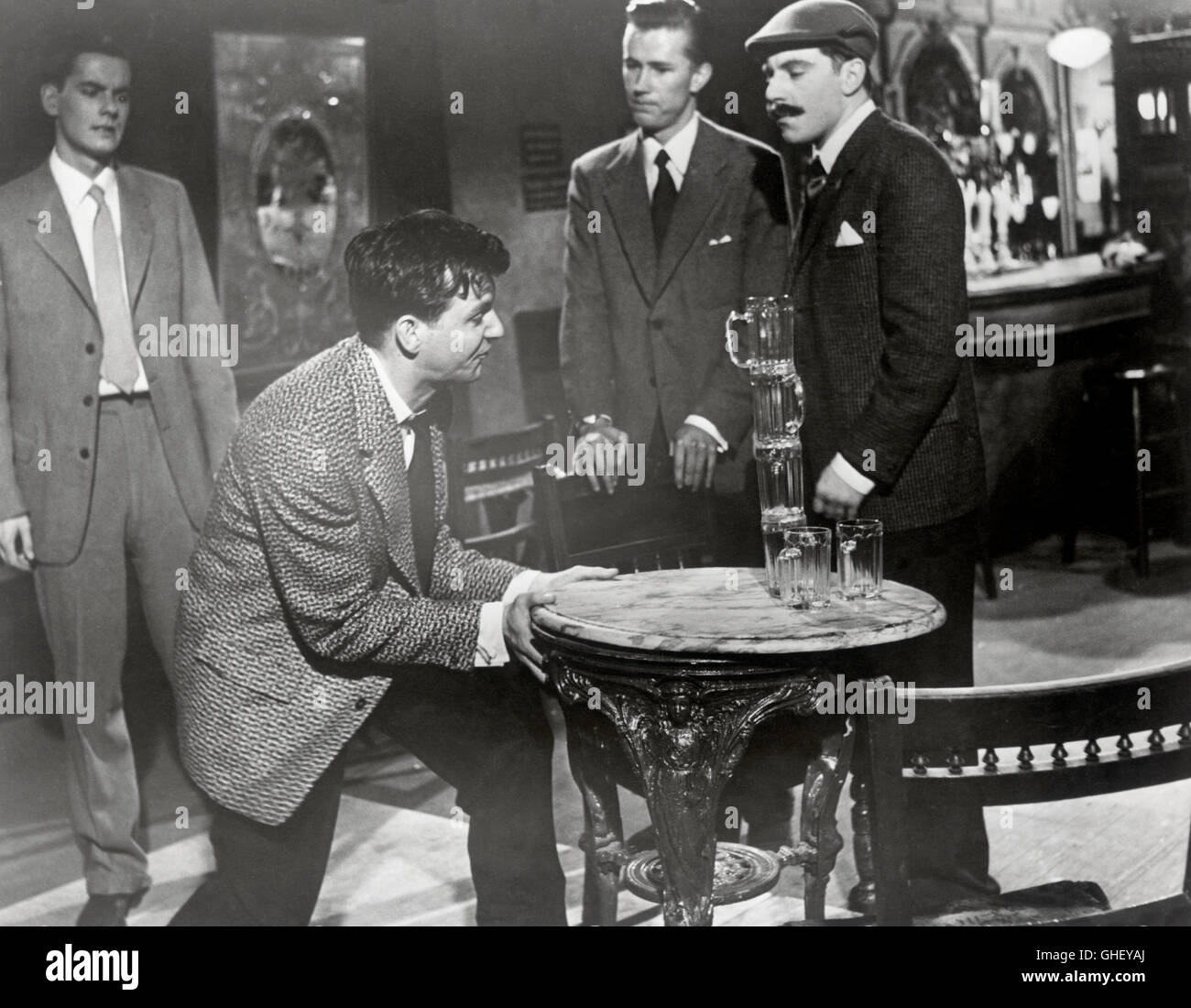 HIGH FLIGHT UK 1957 John Gilling KENNETH HAIGH (Tony Winchester) on the ...