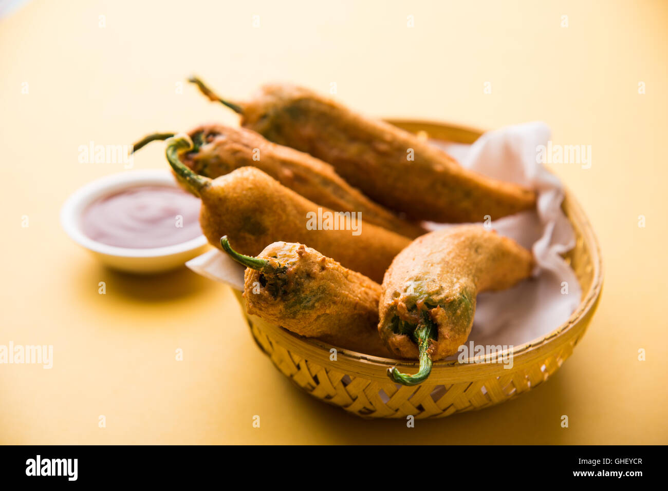 Chilli Pakora or mirch pakoda , An extremely delicious and mouth ...
