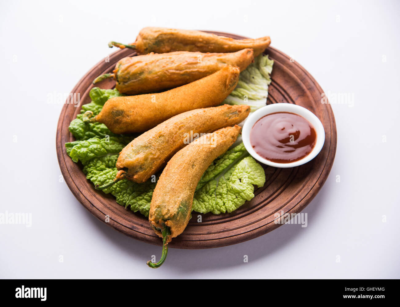 Chilli Pakora or mirch pakoda , An extremely delicious and mouth ...