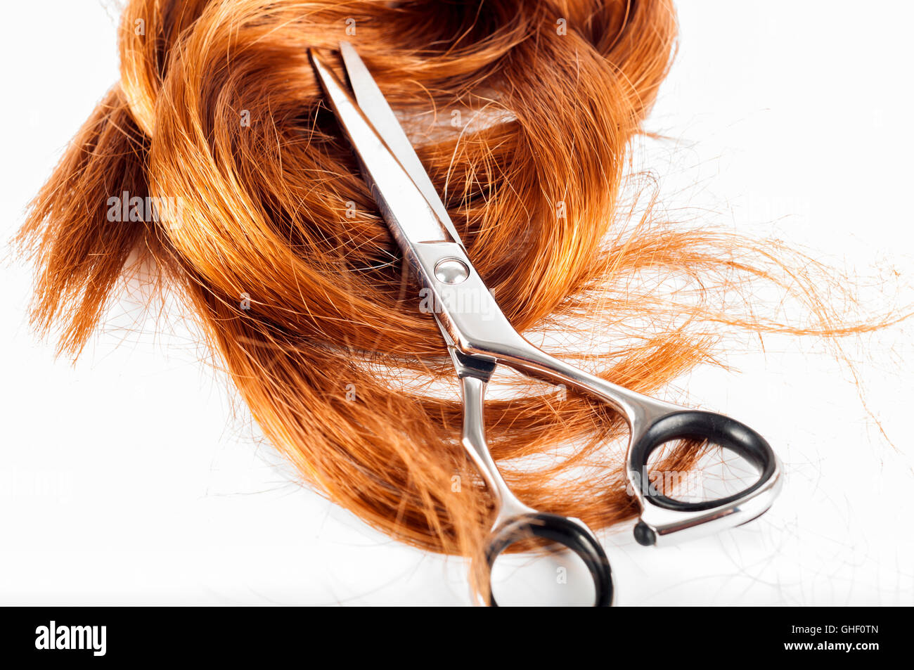 scissors and hair Stock Photo - Alamy