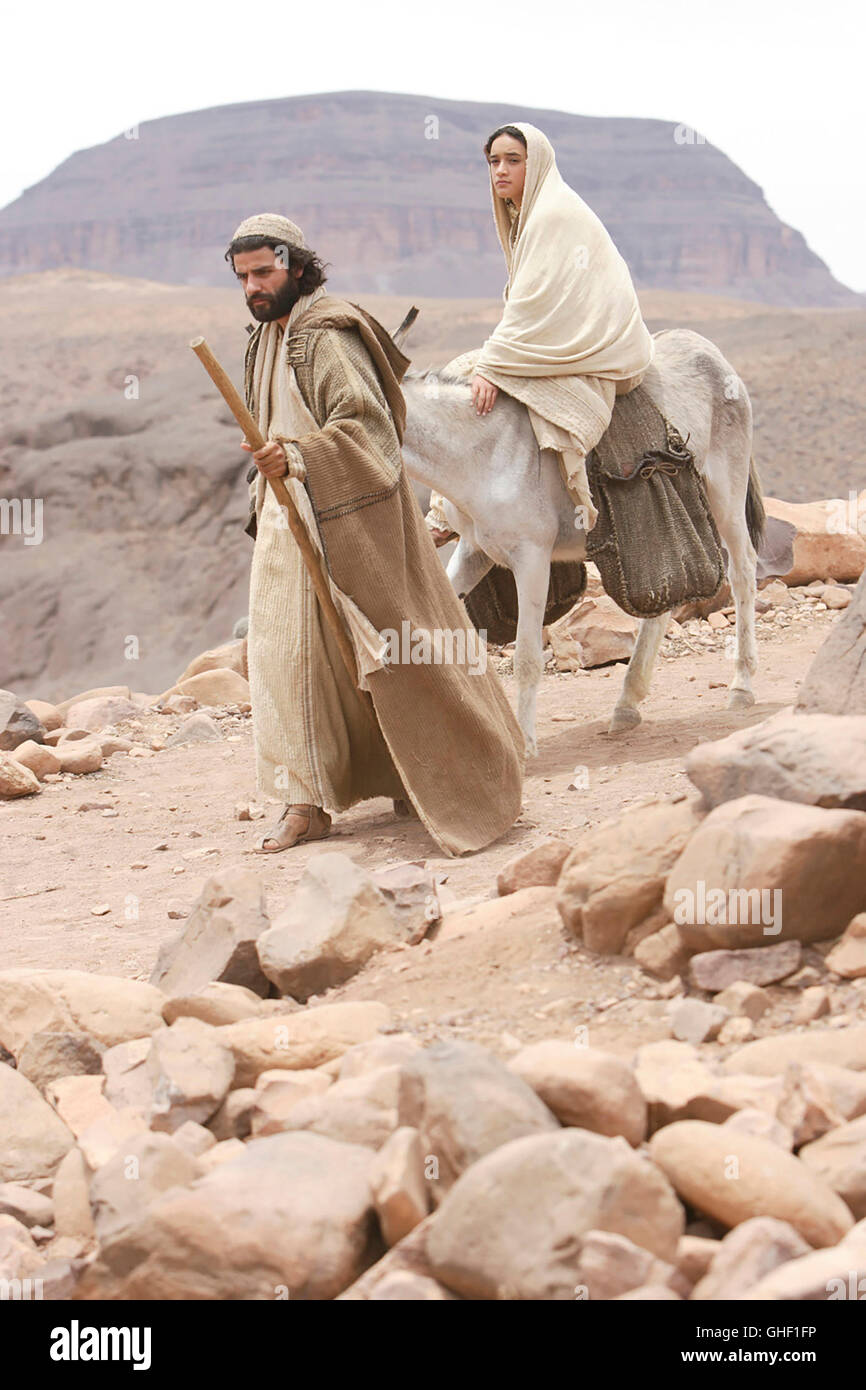 Oscar isaac keisha castle hughes nativity hi-res stock photography and ...