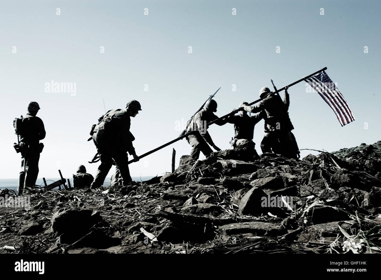 FLAGS OF OUR FATHERS USA 2006 Clint Eastwood PAUL WALKER, BRIAN KIMMET ...
