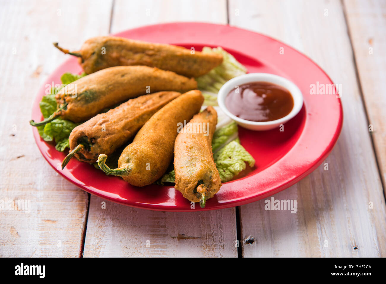 Chilli Pakora or mirch pakoda , An extremely delicious and mouth ...