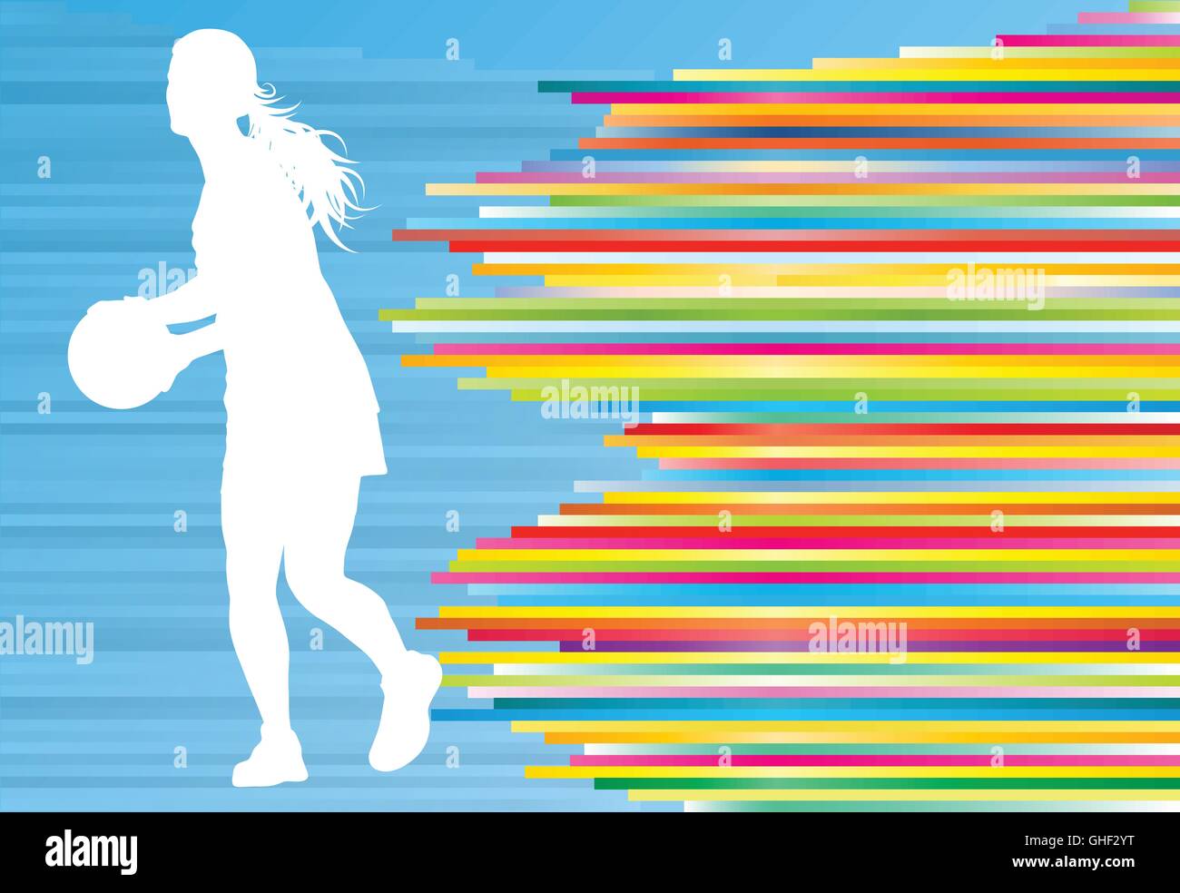 Netball player shoot hi-res stock photography and images - Alamy