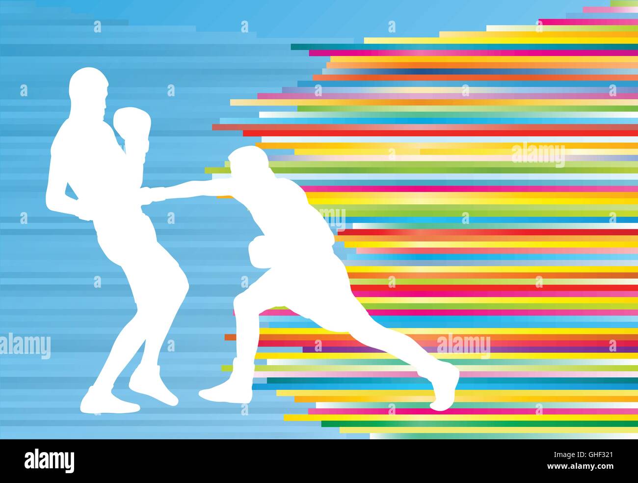 Boxing ring strength action challenge competition boxer boxing glove ...